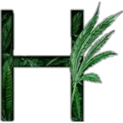 Marijuana lettering ★ Stickers for WhatsApp